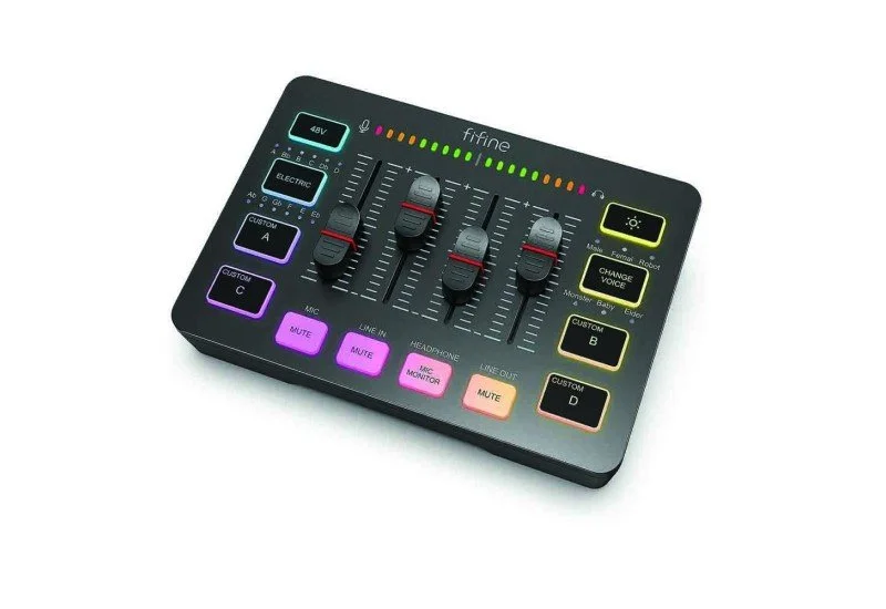 Fifine AmpliGame SC3 Gaming USB Mixer | Fifine BD Official