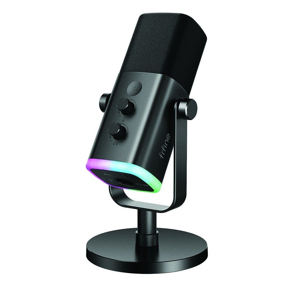 FIFINE AmpliGame AM8 RGB Microphone | Fifine BD Official