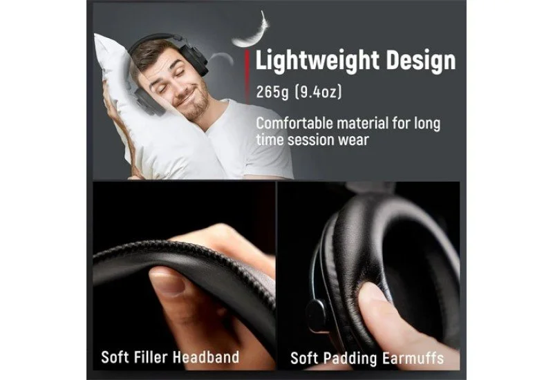 Fifine H8 3.5mm Headphone With 50mm Dynamic Driver | Fifine BD