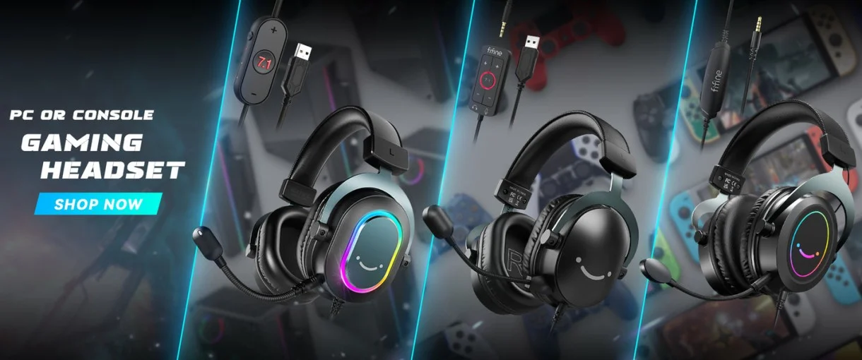 FIFINE BD | Stream & Record Mics | Headsets | Audio Interfaces ...